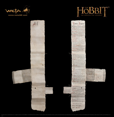 Bilbo's contract handgemaakte replica